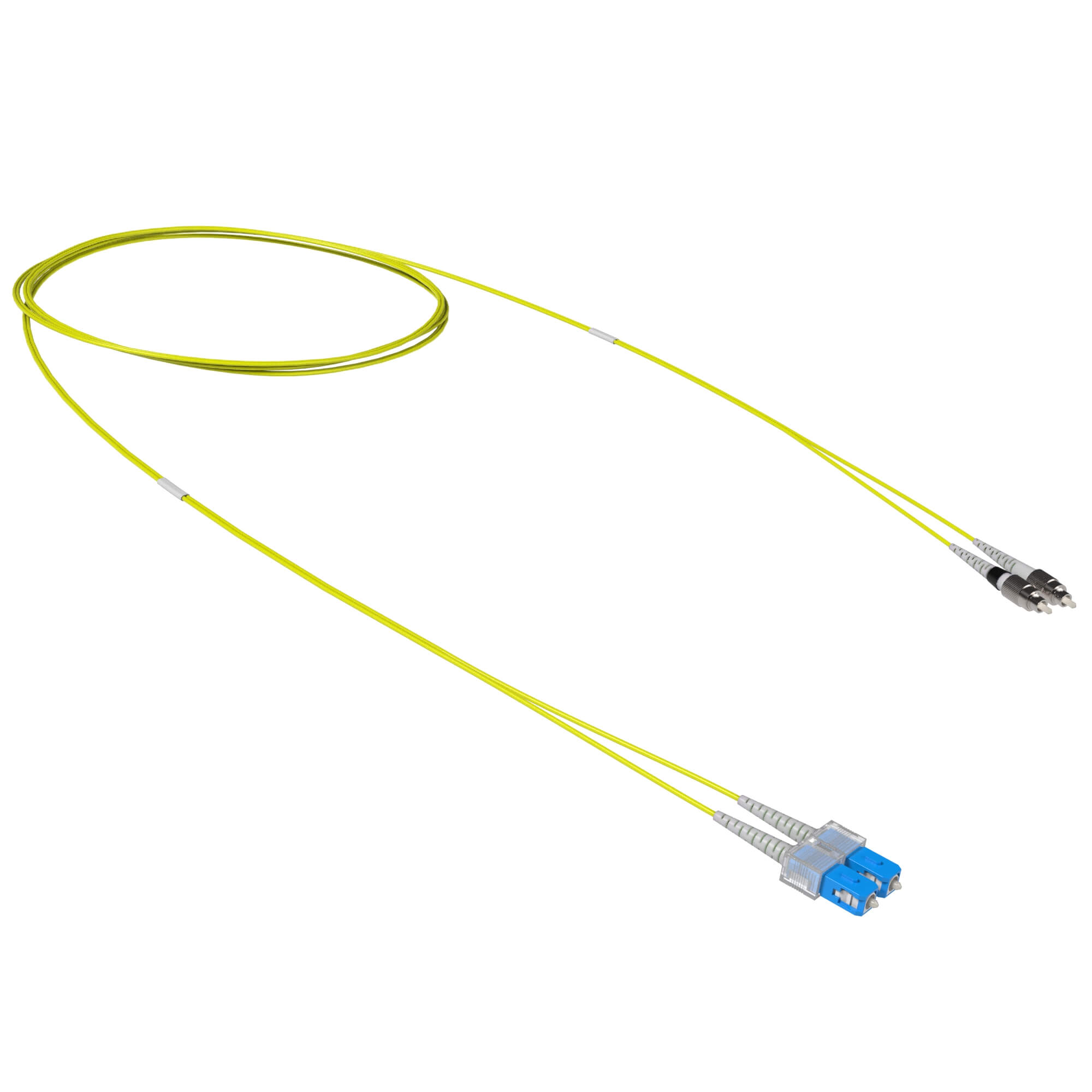 Оптический коммутационный шнур переходной Duplex SC-UPC/FC-UPC, 9/125 ...