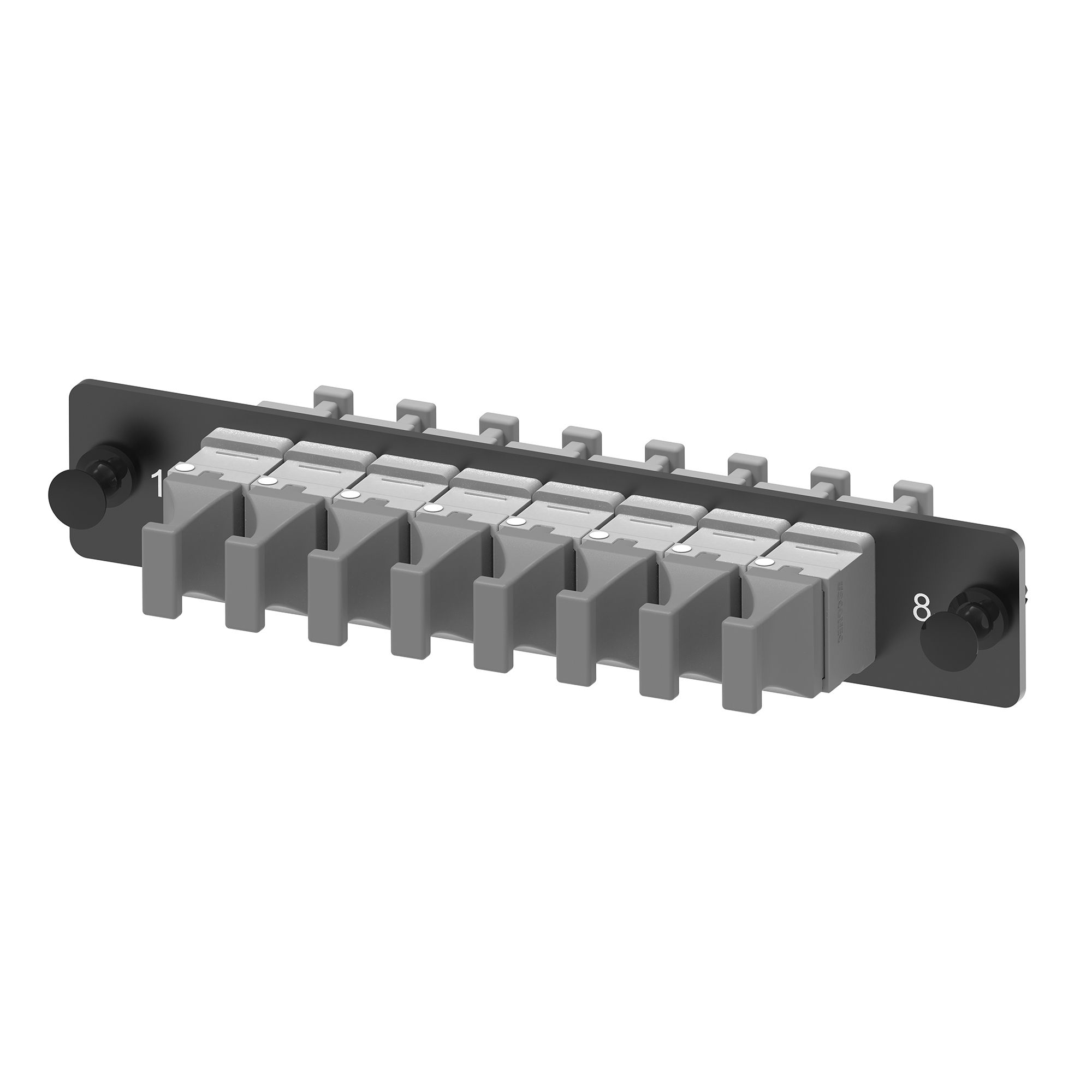 Адаптерная планка 8xMTP(16) адаптеров (allign key) (цвет адаптеров ...